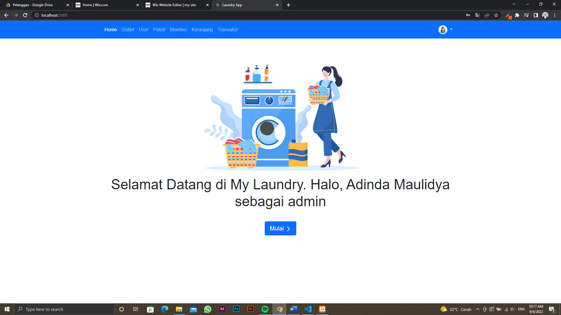 GitHub - faricaav/Laundry-FrontEnd: Front-End laundry website using ...