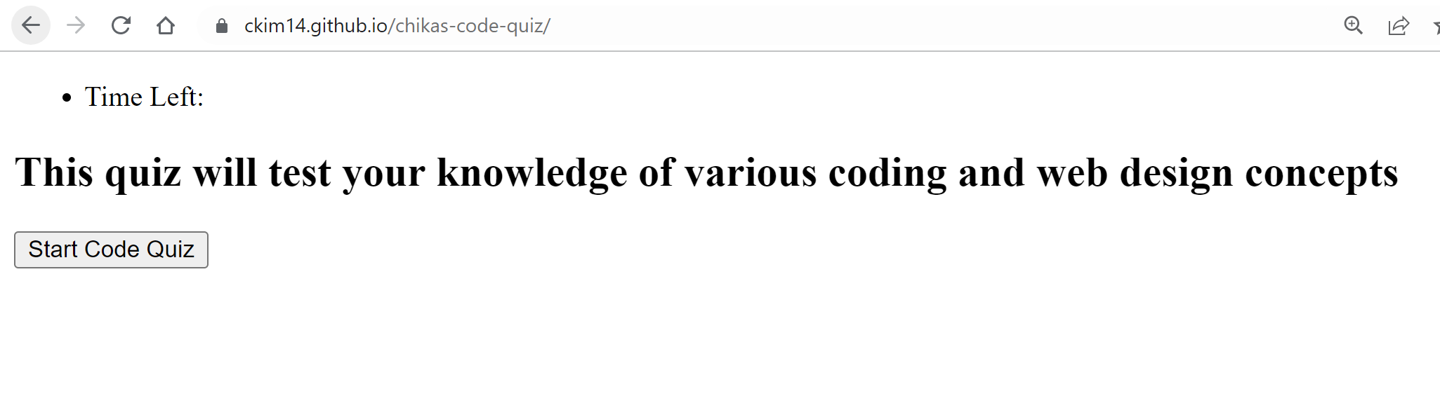 GitHub - ckim14/chikas-code-quiz