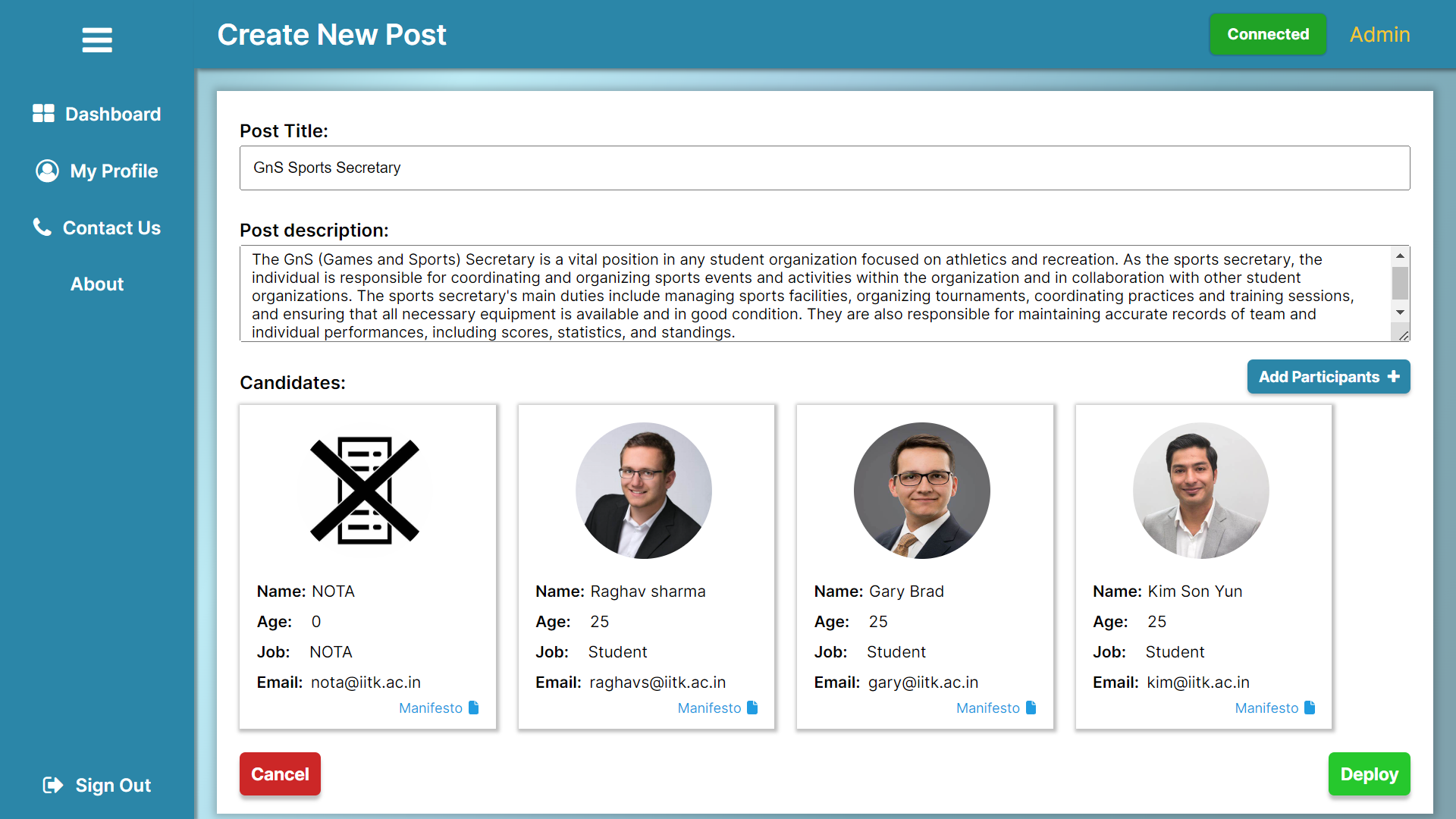 GitHub - sudikshanavik/CS731A_Voting_System: This is a voting system ...