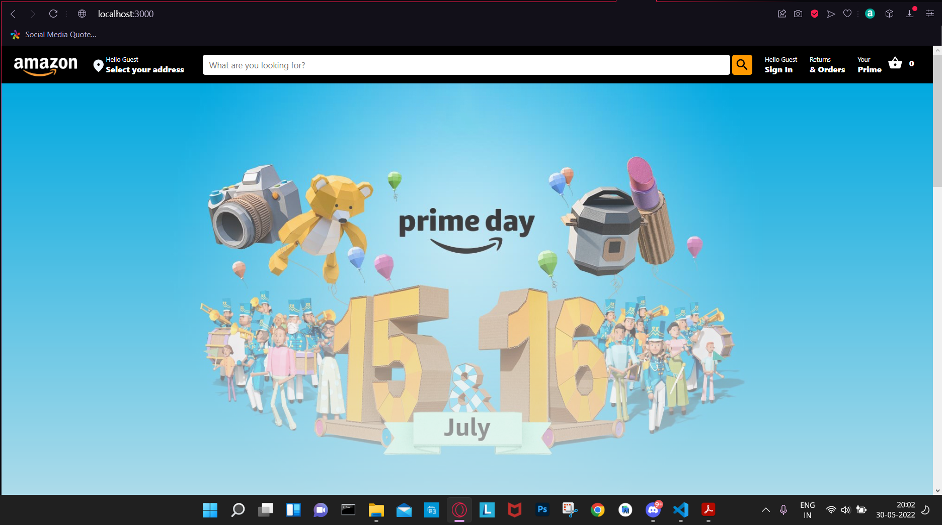 GitHub - Prosecutor1x/Amazon-Clone: Clone of the E-commerce site Amazon