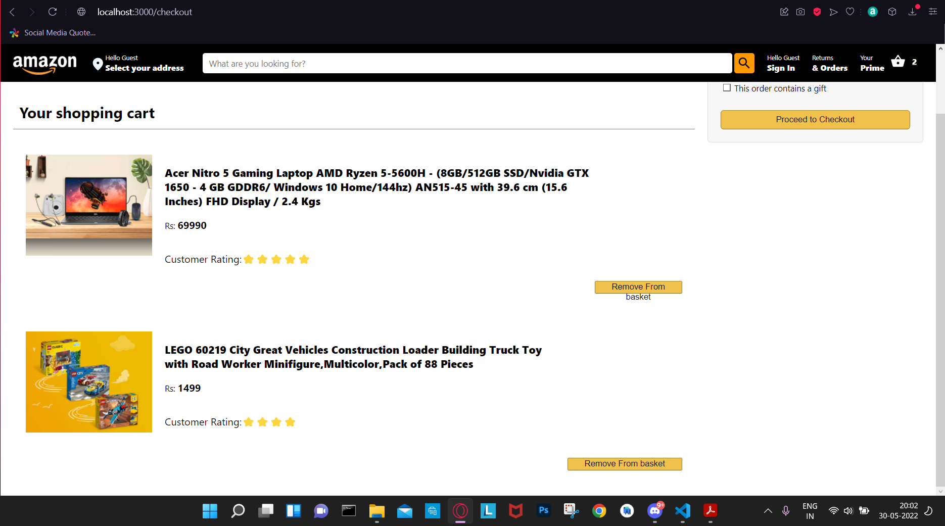 GitHub - Prosecutor1x/Amazon-Clone: Clone of the E-commerce site Amazon