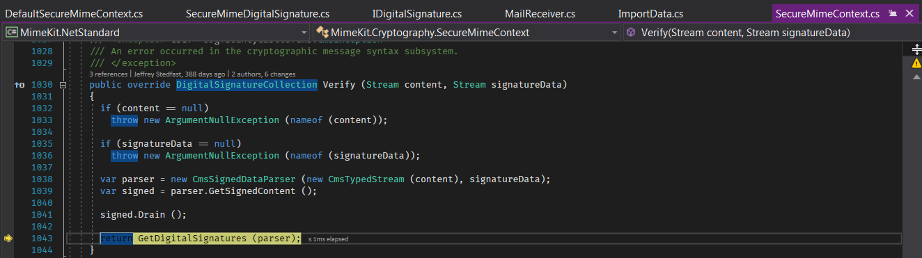 S/MIME verification - are CAs checked to be trusted? · Issue #312 · jstedfast/MimeKit · GitHub