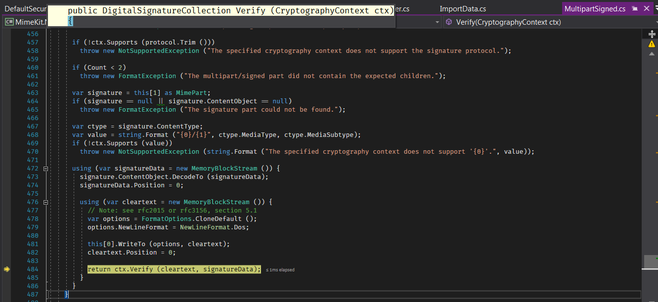 S/MIME verification - are CAs checked to be trusted? · Issue #312 ...