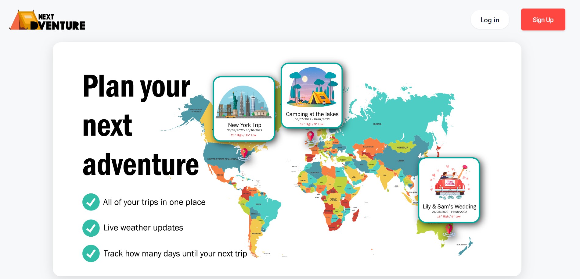 GitHub - abbie-codes/next-adventure-travel-app: Created for Udacity ...