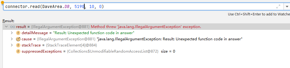 java.lang.IllegalArgumentException · Issue #126 · s7connector/s7connector · GitHub