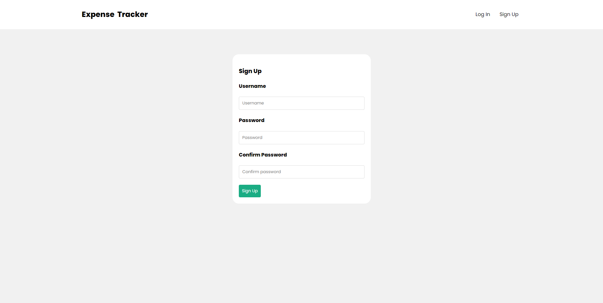 GitHub - mwon369/Expense-Tracker-Web-App: A full stack expense tracker ...