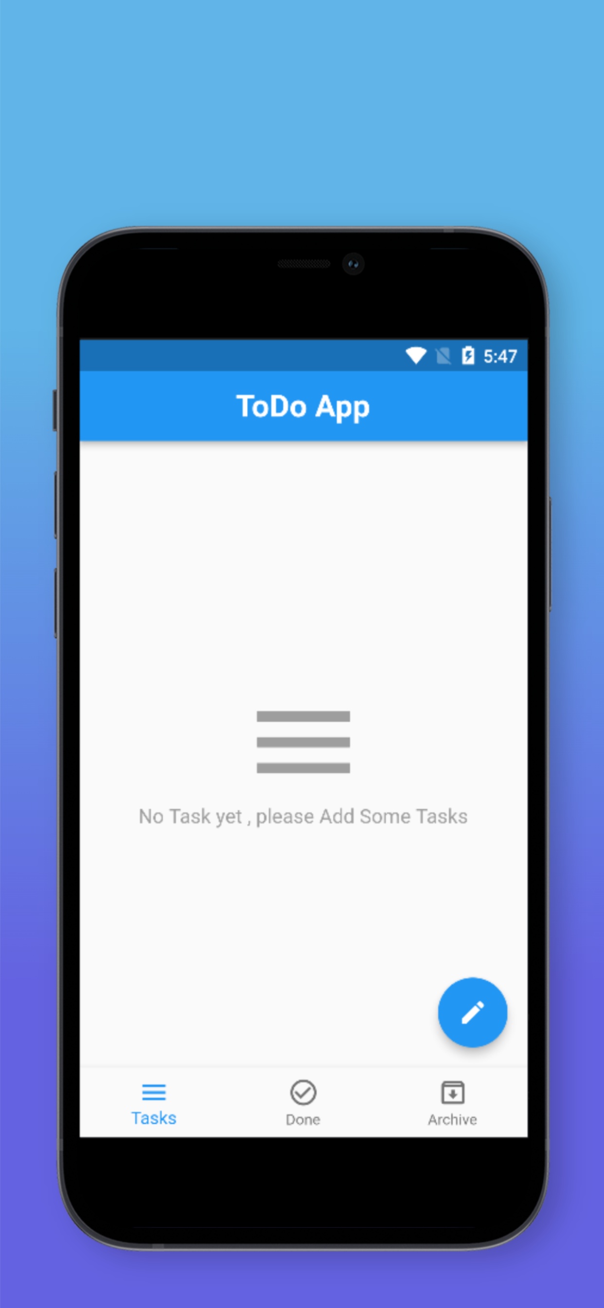 GitHub - Ghusn-Mhsen/ToDoApp: Todo Flutter application with sqflite as a local database and bloc ...