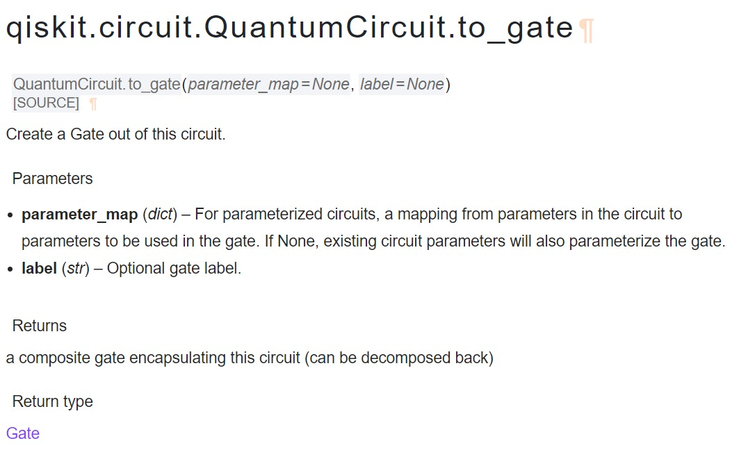 Use of .to_gate() function · Issue #8015 · Qiskit/qiskit · GitHub