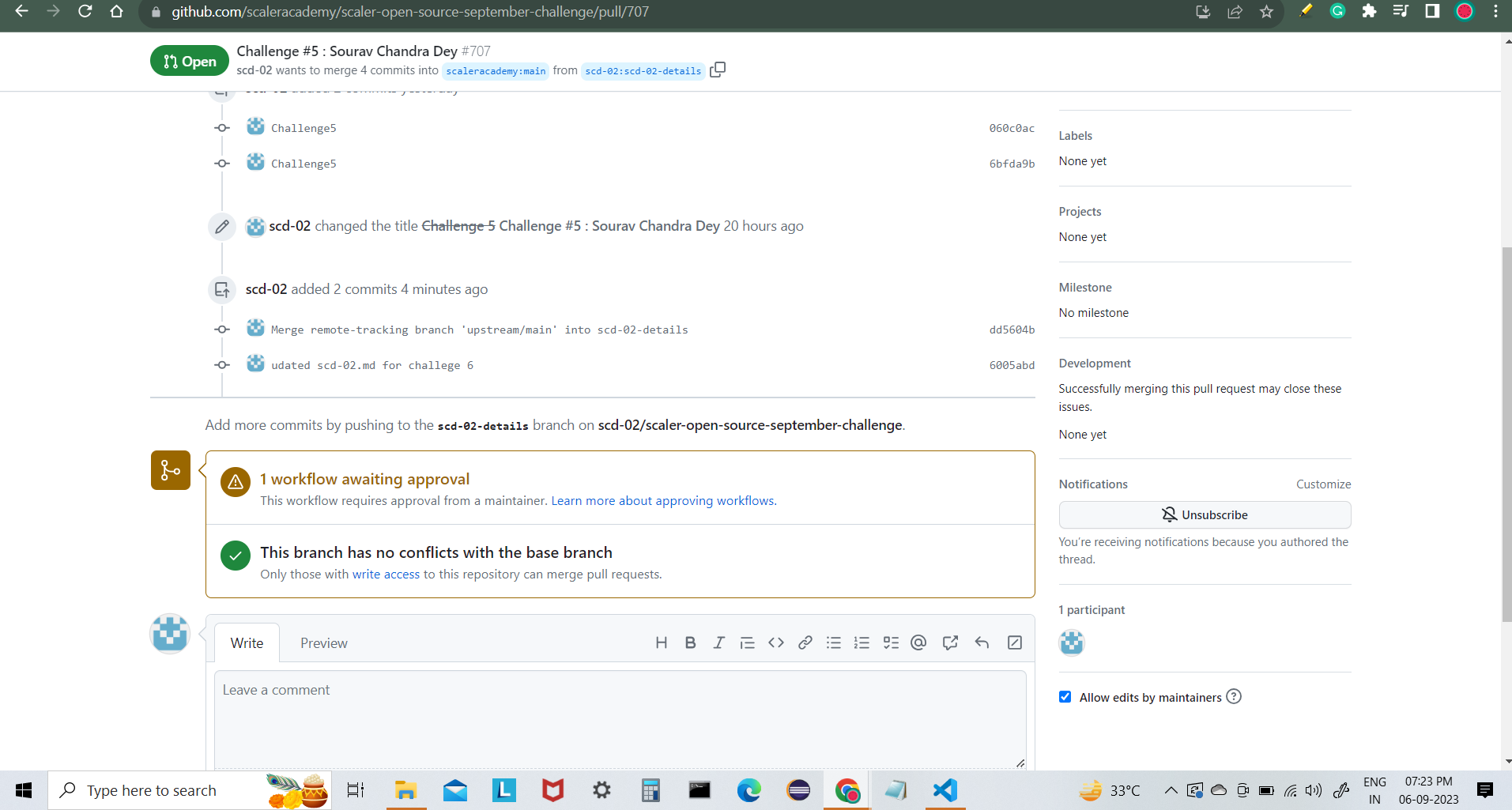 September-Challenge: Sourav Chandra Dey · Issue #167 · scaleracademy/scaler-open-source ...