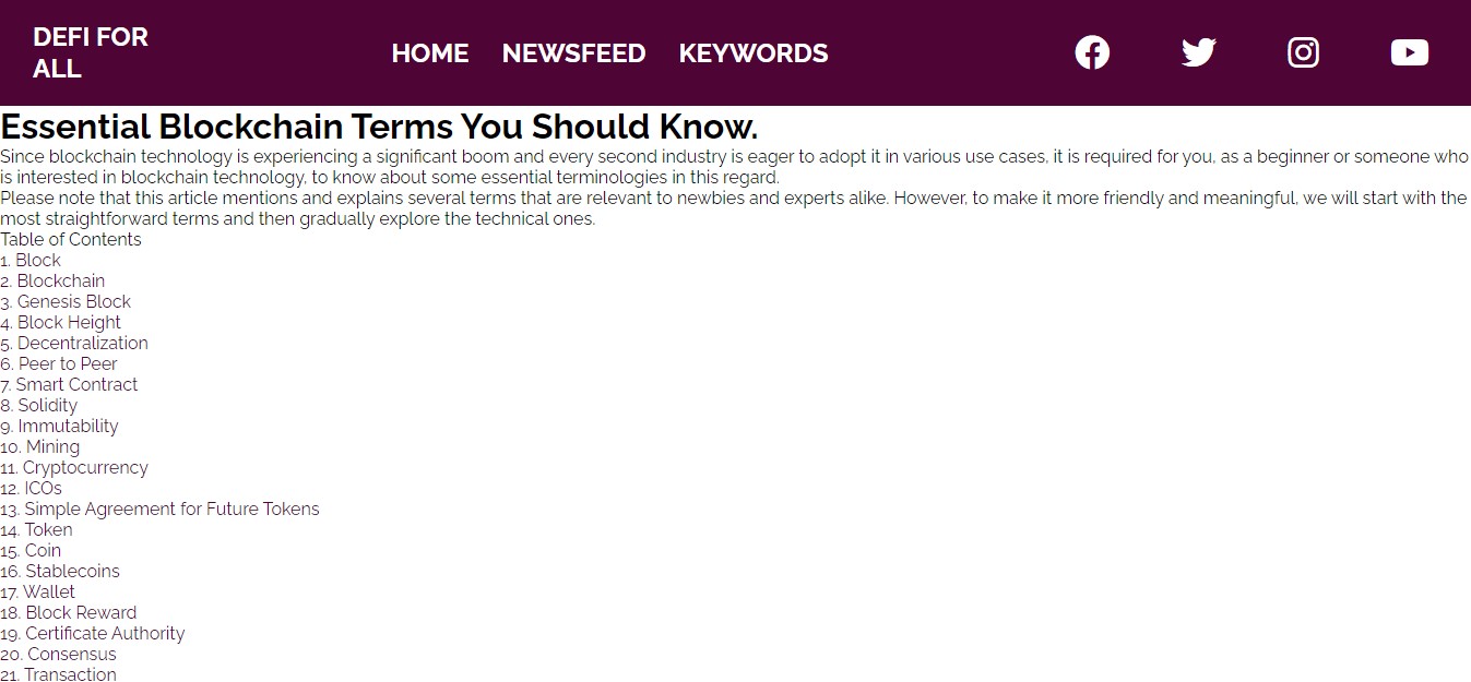 GitHub - AyomideWeb/DEFI-FOR-ALL-PROJECT: A platform that introduces ...