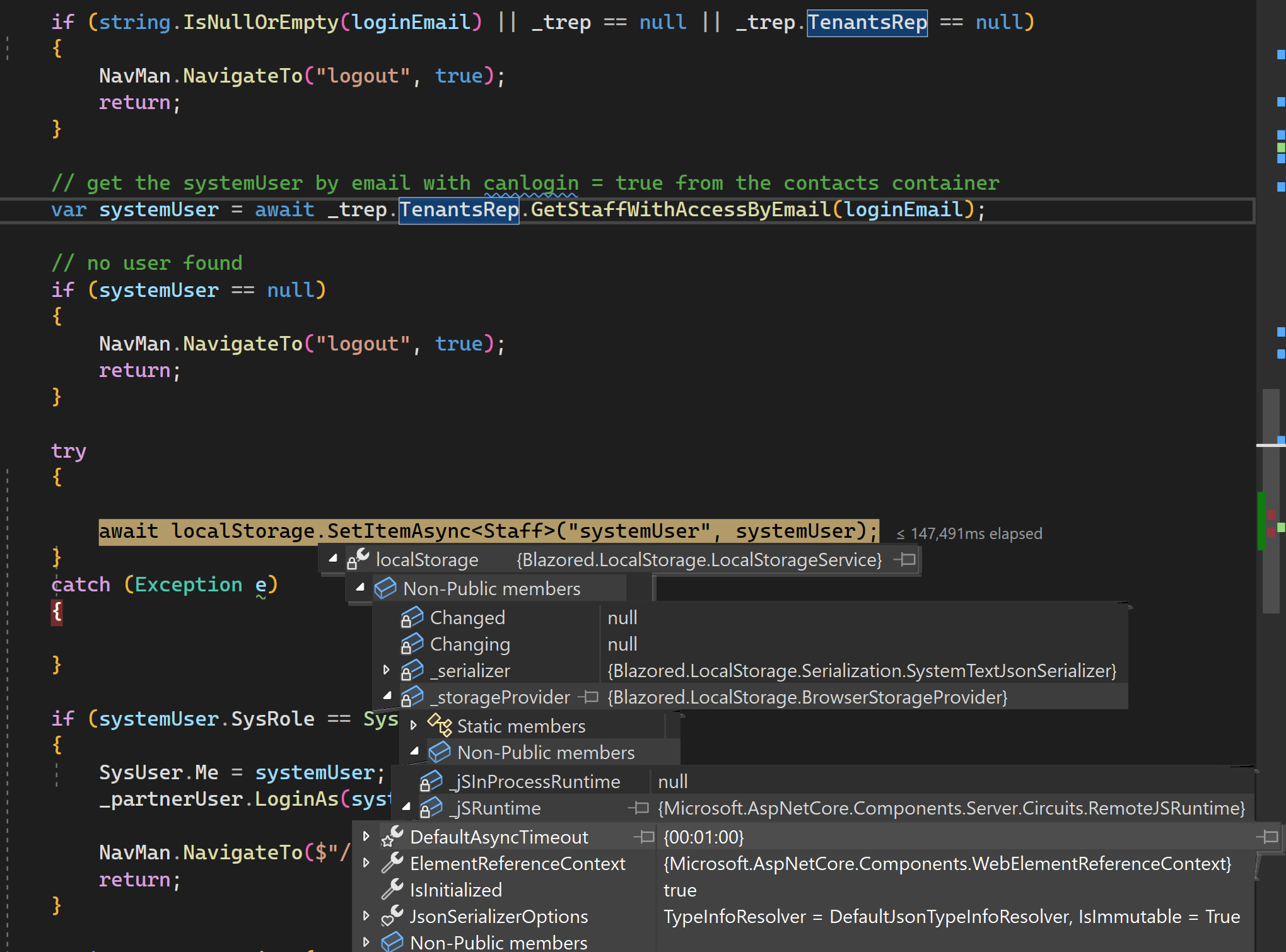 [Bug] LocalStorage crashes without throwing exception · Issue #219 · Blazored/LocalStorage · GitHub
