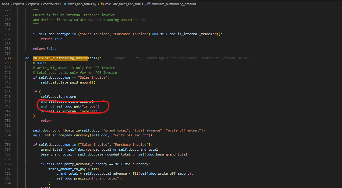 Sales Invoice Status Issue / Outstanding Amount Issue · Issue #35964 · frappe/erpnext · GitHub