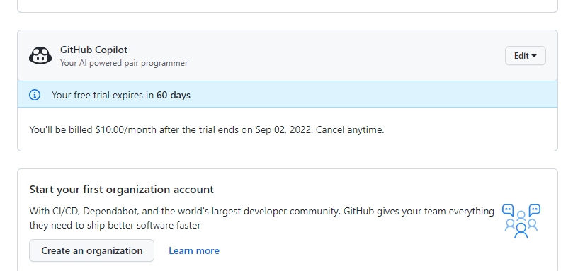 Can not use Copilot in VS2022 · community · Discussion #14239 · GitHub