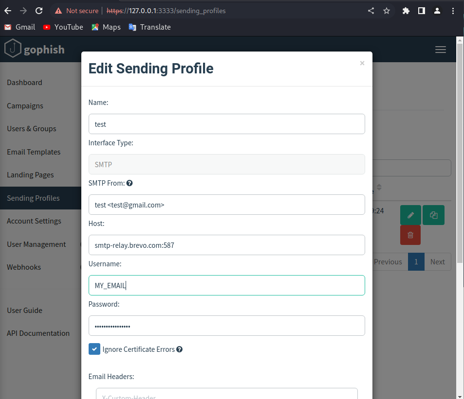 500 551 Error · Issue 2932 · Gophishgophish · Github 