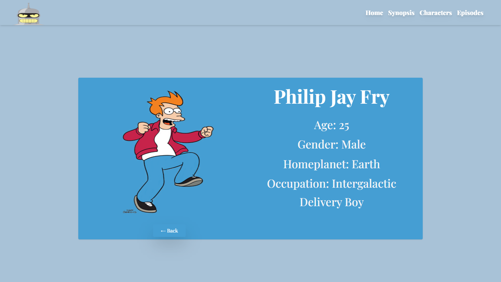 GitHub - Ellisvelandia/Futurama-web