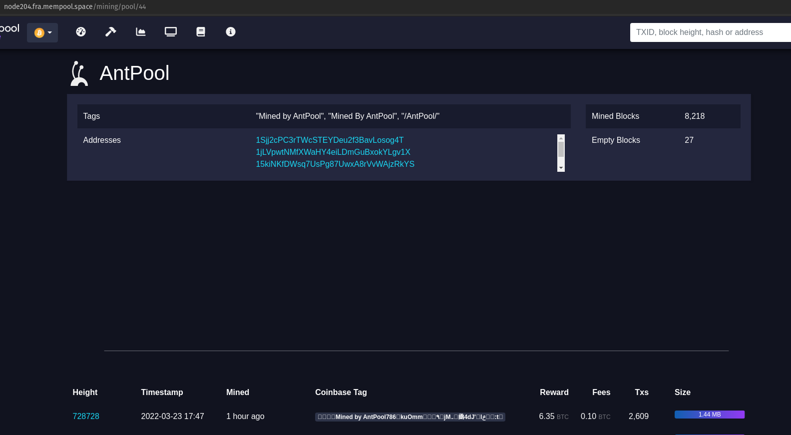 Display nicer loading indicators when synchronizing mining data · Issue #1394 · mempool/mempool ...