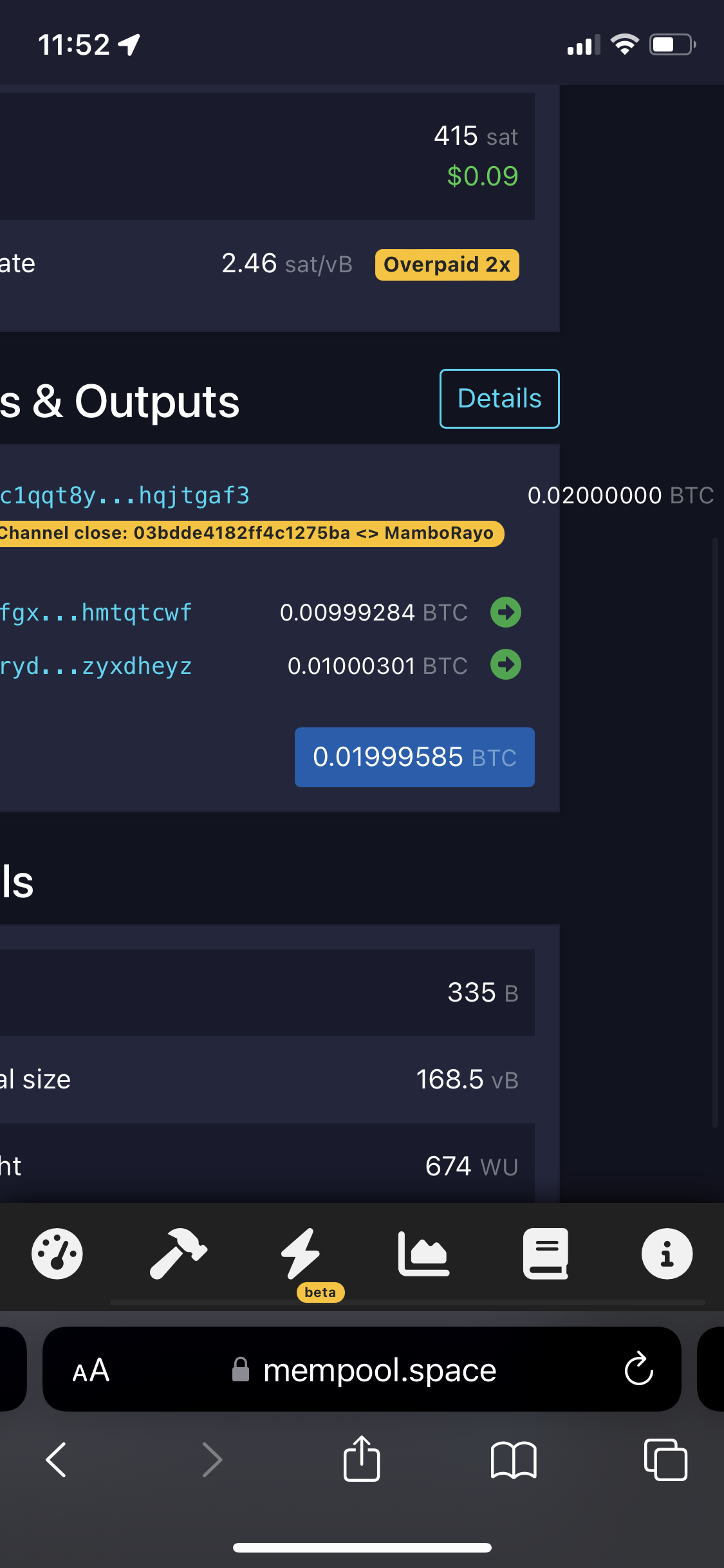 Lightning: improve Block, Transaction and Channel pages responsive design when there are channel ...