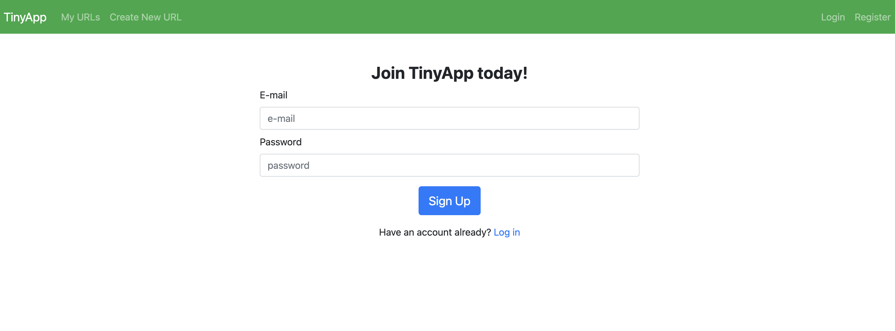 GitHub - wmlimanto/tinyapp: a full stack web application built with Node and Express that allows ...