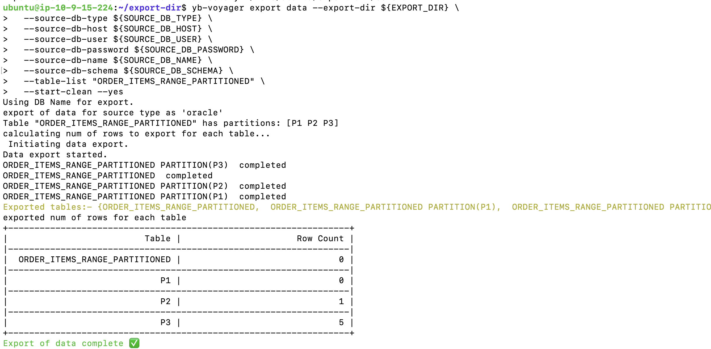 Oracle Range Partitioned Data Not Migrated · Issue 298 · Yugabyteyb