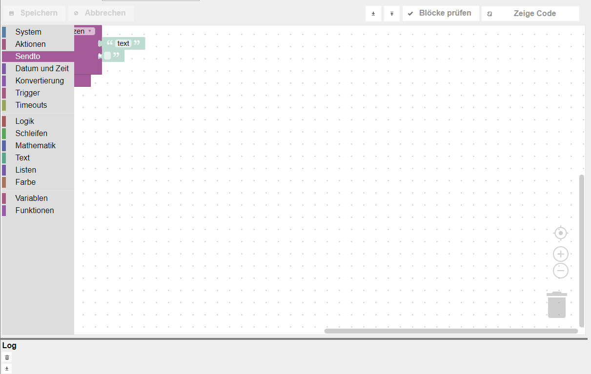 Sendto Objekt · Issue #83 · ioBroker/ioBroker.javascript · GitHub