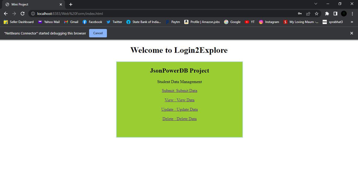 GitHub - sprabhat3/Web-Form: Login2xplore JPDB