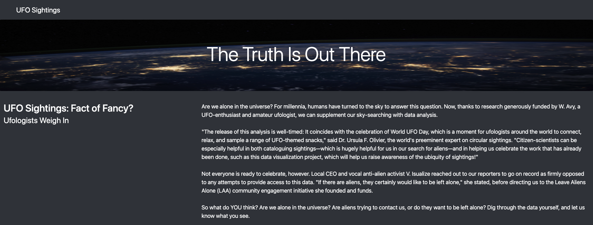 GitHub - mpagan3/UFOs