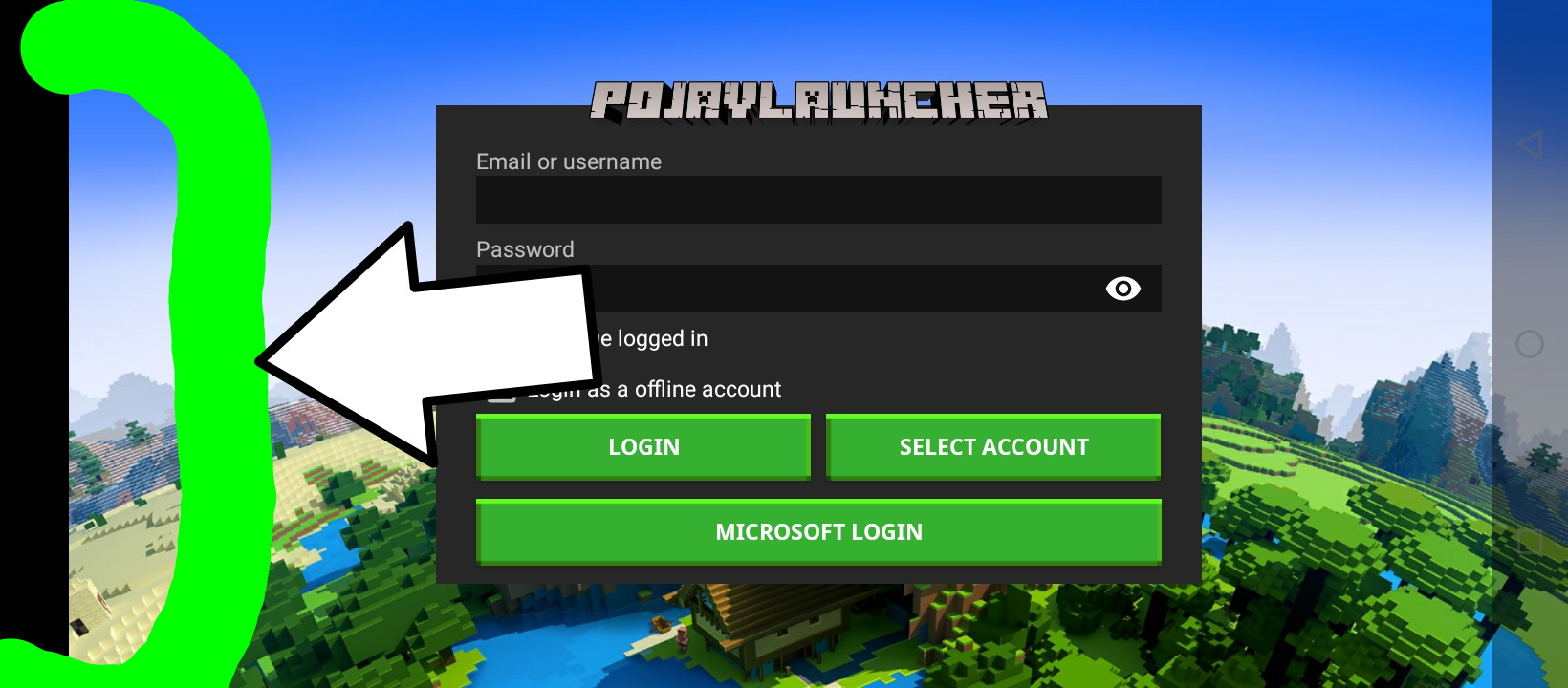 Remove Black Bar/Notch · Issue #2784 · PojavLauncherTeam/PojavLauncher · GitHub