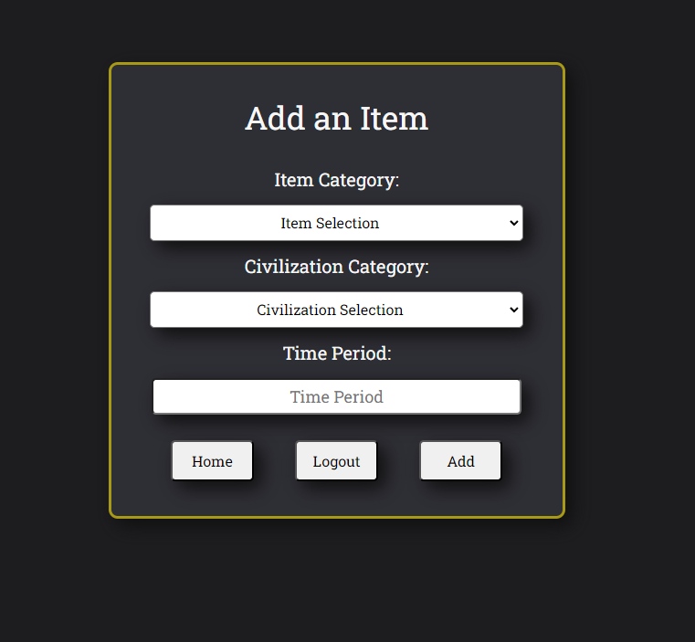 fix additem / updateitem input fields · Issue #153 · fevercatdream/mesoamerican-museum · GitHub
