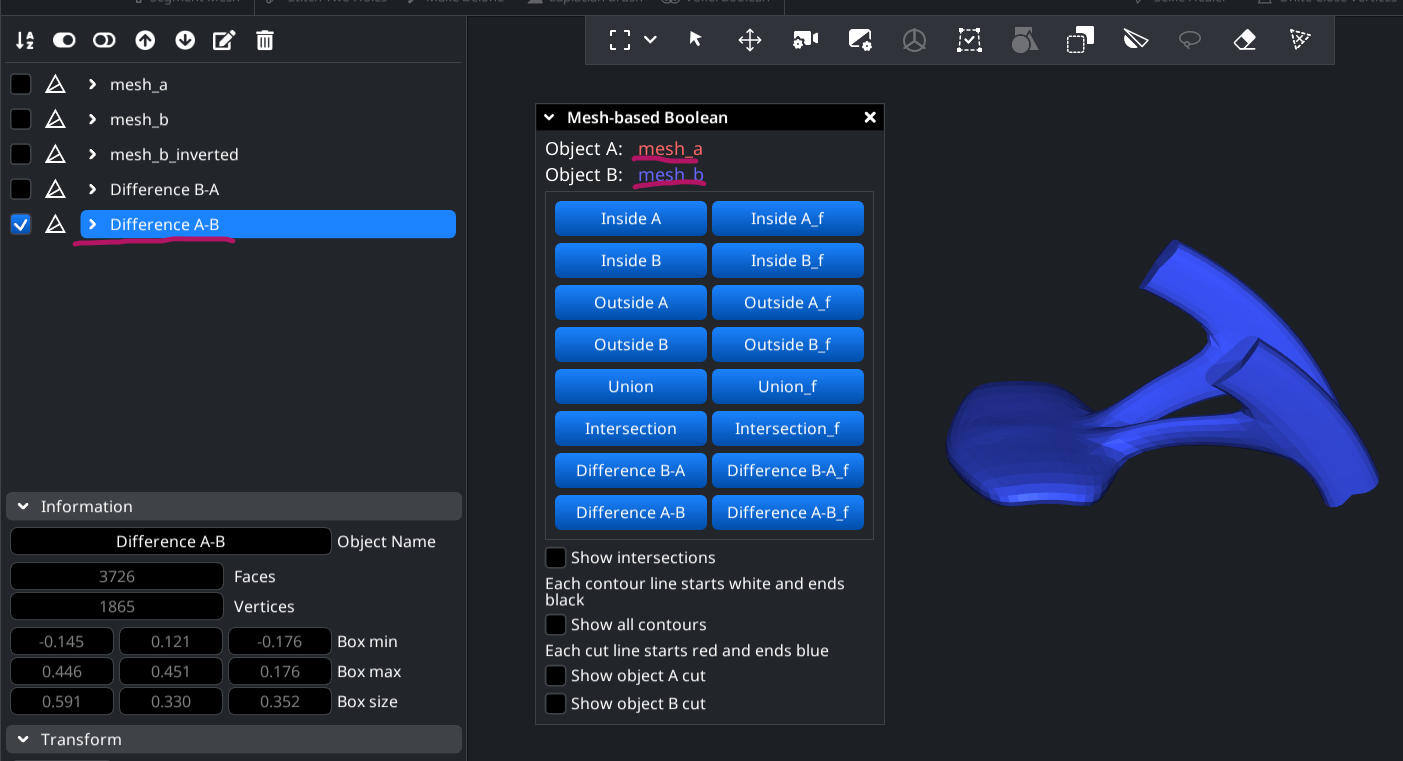 mrmeshpy.boolean intersection returns not(intersection) · Issue #766 ...