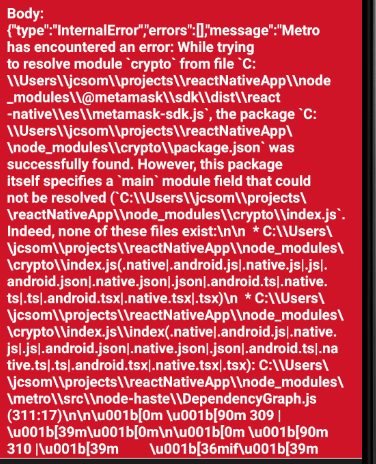 Deprecated crypto package and metamask sdk · Issue #688 · MetaMask/metamask-docs · GitHub