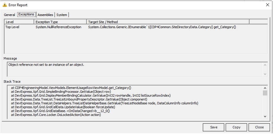 Switching Domain causes COMET IME Crash · Issue #1028 · STARIONGROUP/COMET-IME-Community-Edition ...