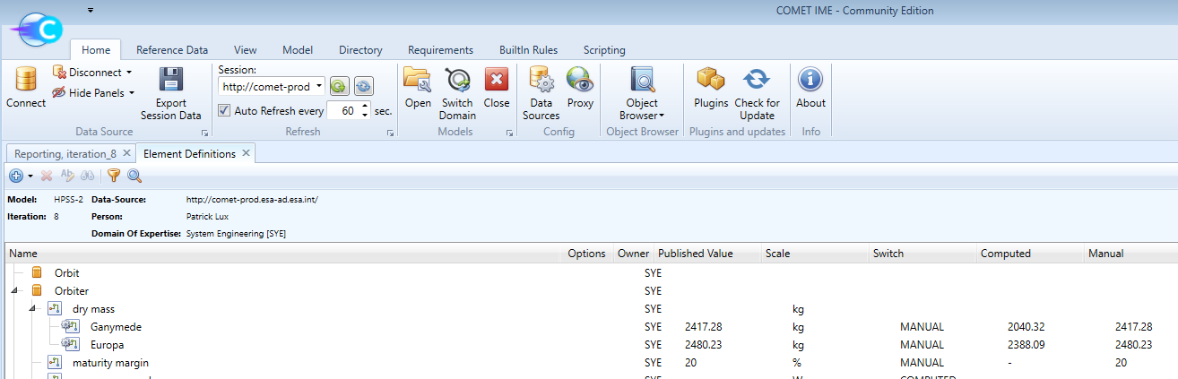 Reporting: Write back to model incorrect when using options · Issue #1062 · STARIONGROUP/COMET ...
