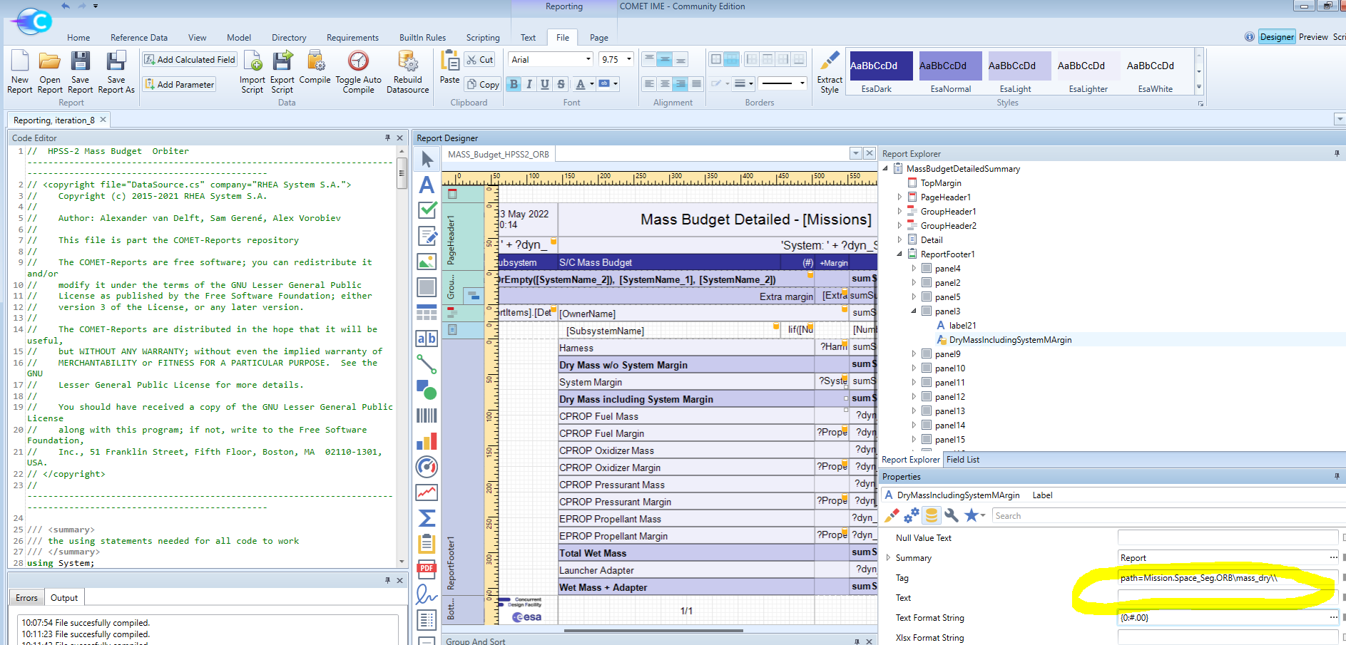 Reporting: Write back to model incorrect when using options · Issue #1062 · STARIONGROUP/COMET ...