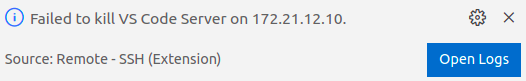Couldn't able to ssh into a remote machine using vs code. Can able to ...