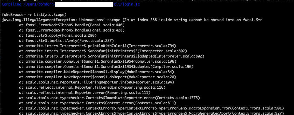 [2.0] Exception when running with ammonite · Issue #6987 · zio/zio · GitHub