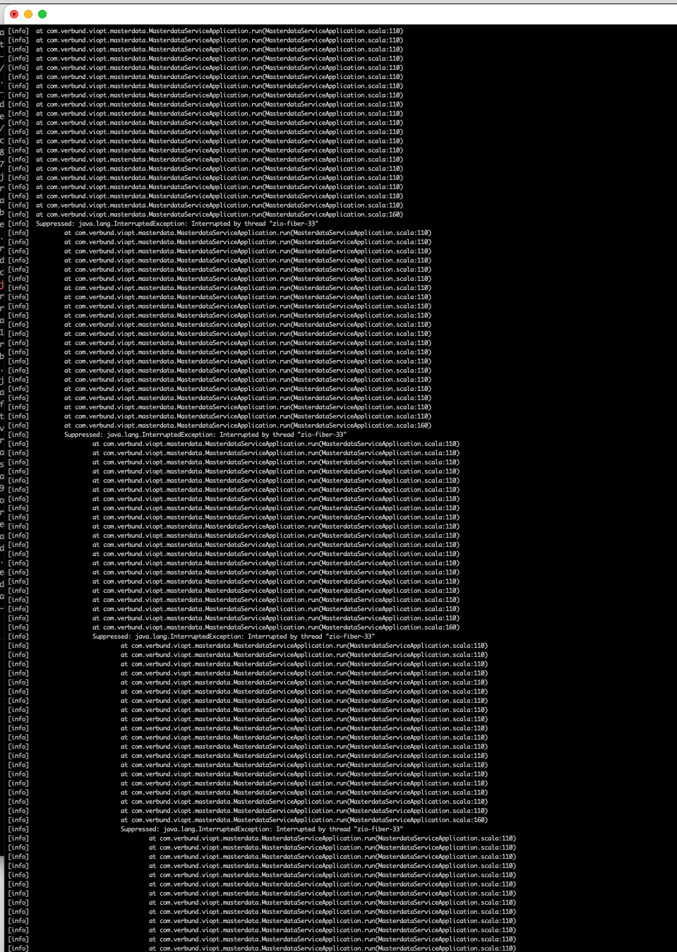 stacktrace loop failure when starting application · Issue #7438 · zio/zio · GitHub