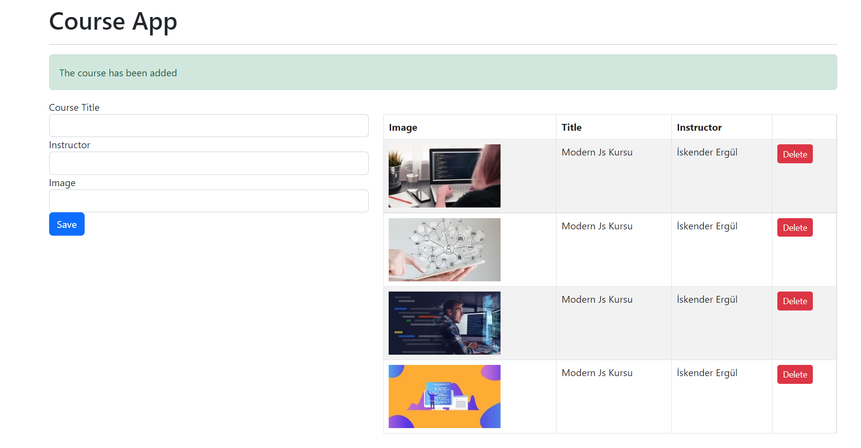 GitHub - iskenderErgul/Courses-Application: Courses-Application