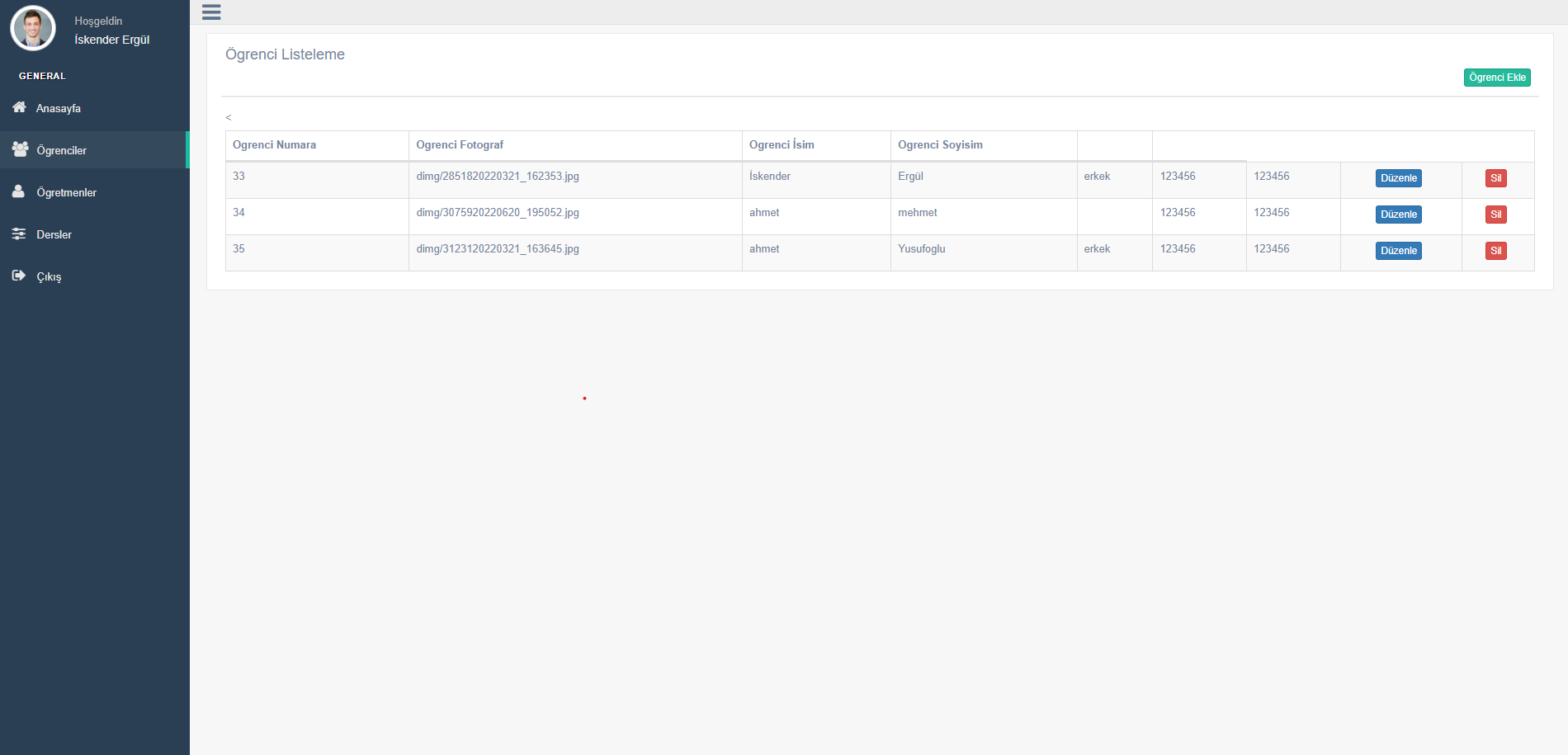 GitHub - iskenderErgul/Student-Managment-System