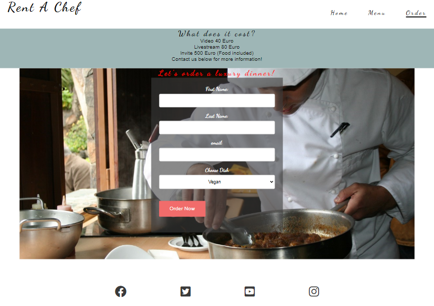 GitHub - Peterlar/rent-a-chef