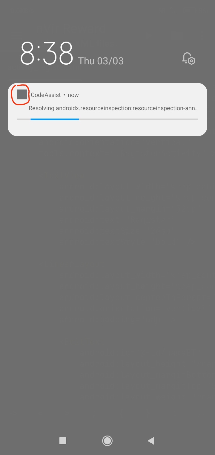 Not showing CodeAssist App icon on Notification Bar · Issue #274 · tyron12233/CodeAssist · GitHub