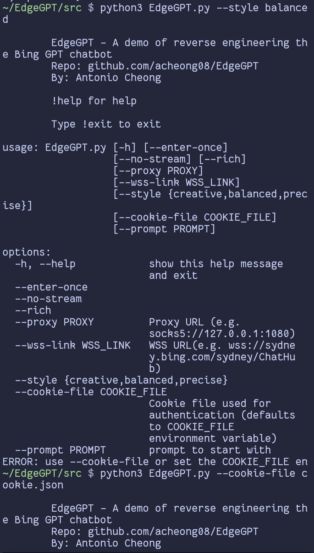 error last update 🛠 · Issue #332 · acheong08/EdgeGPT · GitHub
