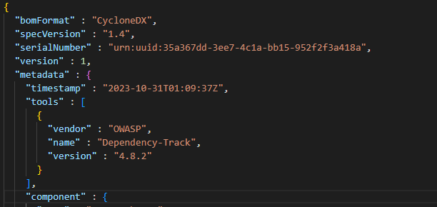 author information passed by the --author parameter is overwritten by DependencyTrack tool ...