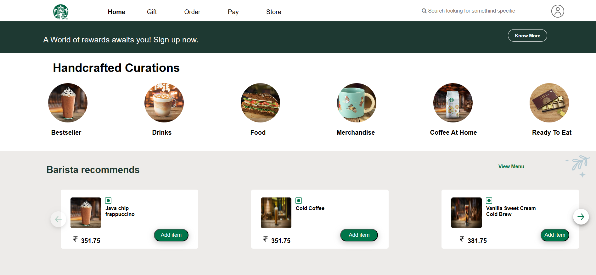 GitHub - Mishalmp/starbucks-clone: starbucks-clone