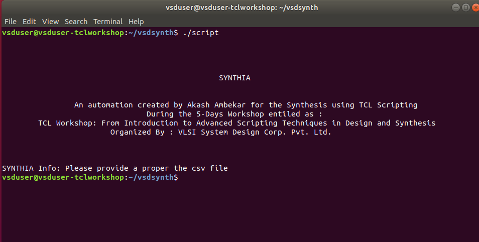 GitHub - akash-ambekar/VSD-5-DAYS-TCL-SCRIPTING-WORKSHOP: TCL Workshop: From Introduction to ...