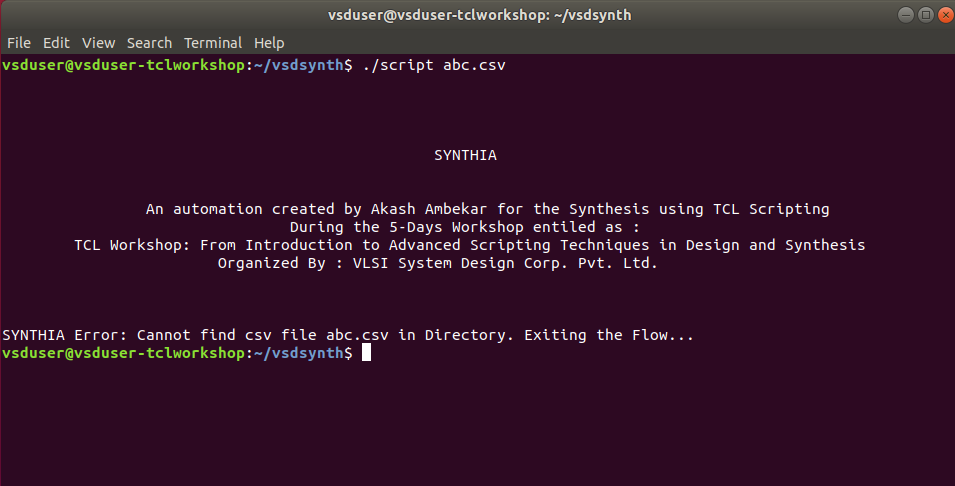 GitHub - akash-ambekar/VSD-5-DAYS-TCL-SCRIPTING-WORKSHOP: TCL Workshop: From Introduction to ...