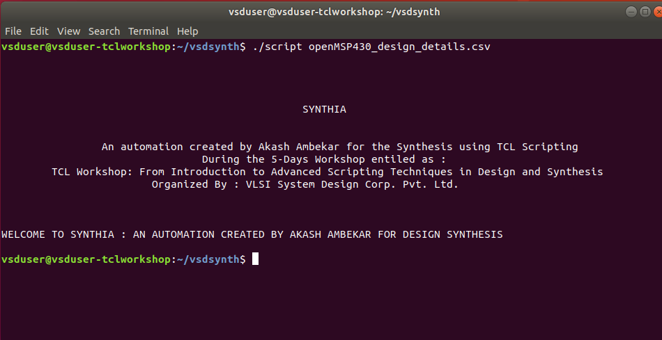 GitHub - akash-ambekar/VSD-5-DAYS-TCL-SCRIPTING-WORKSHOP: TCL Workshop: From Introduction to ...