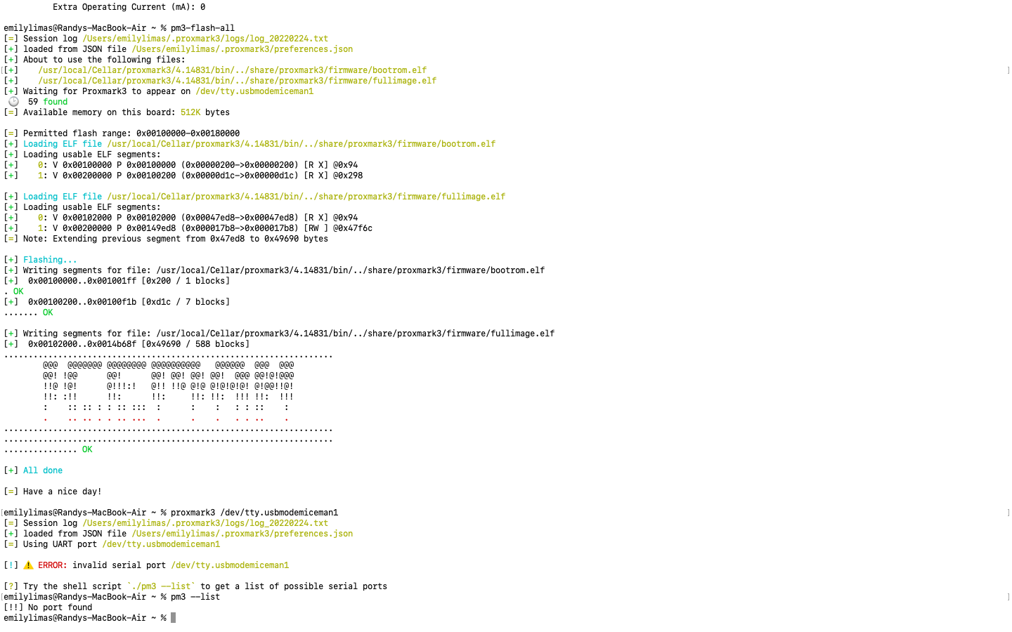 No port found · Issue #1609 · RfidResearchGroup/proxmark3 · GitHub
