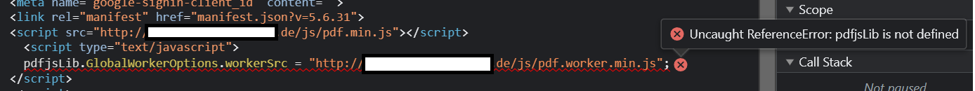 XMLHttpRequest error when requesting PDF files - after migrating between servers · Issue #530 ...