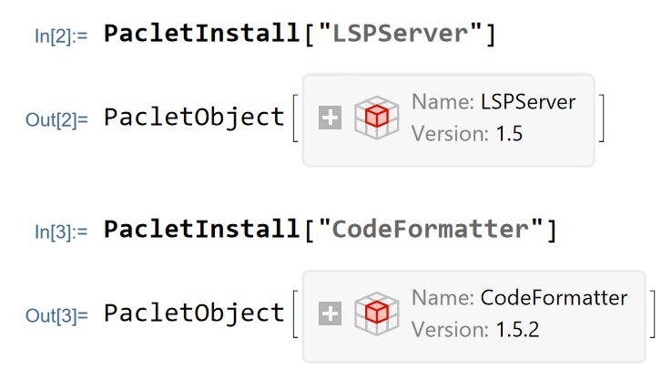 When I use the newest versions of both CodeFormatter and LSPServer, the extension gives warning ...