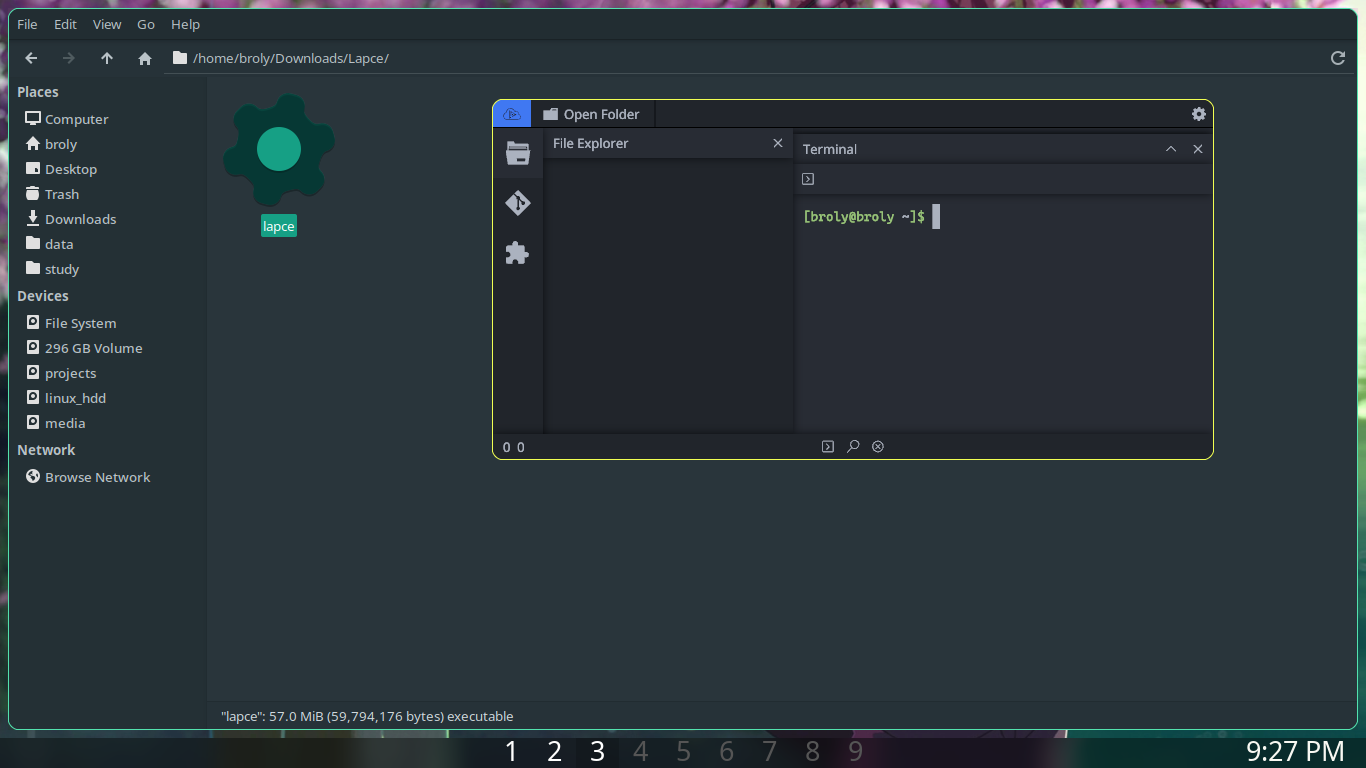 Screen is white if not in a spesific size · Issue #406 · lapce/lapce · GitHub
